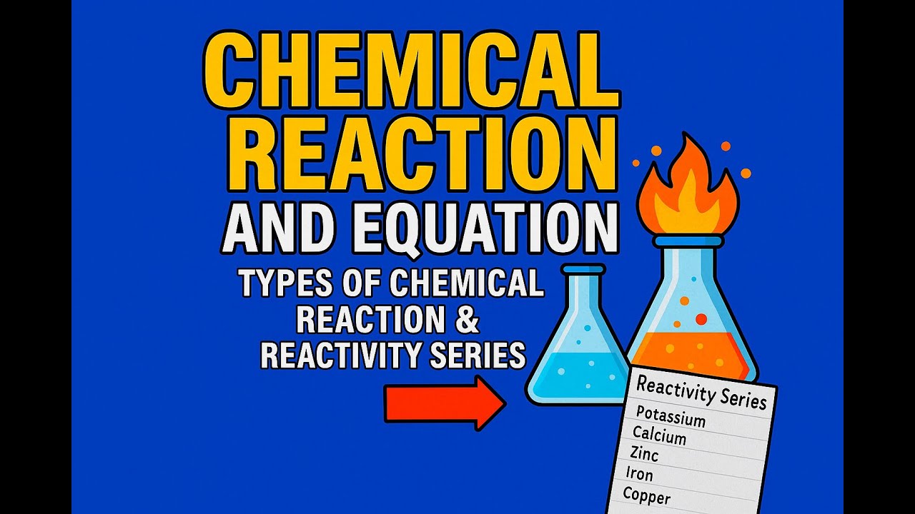 Types of Chemical Reactions & Reactivity Series | Class 10 Science ...