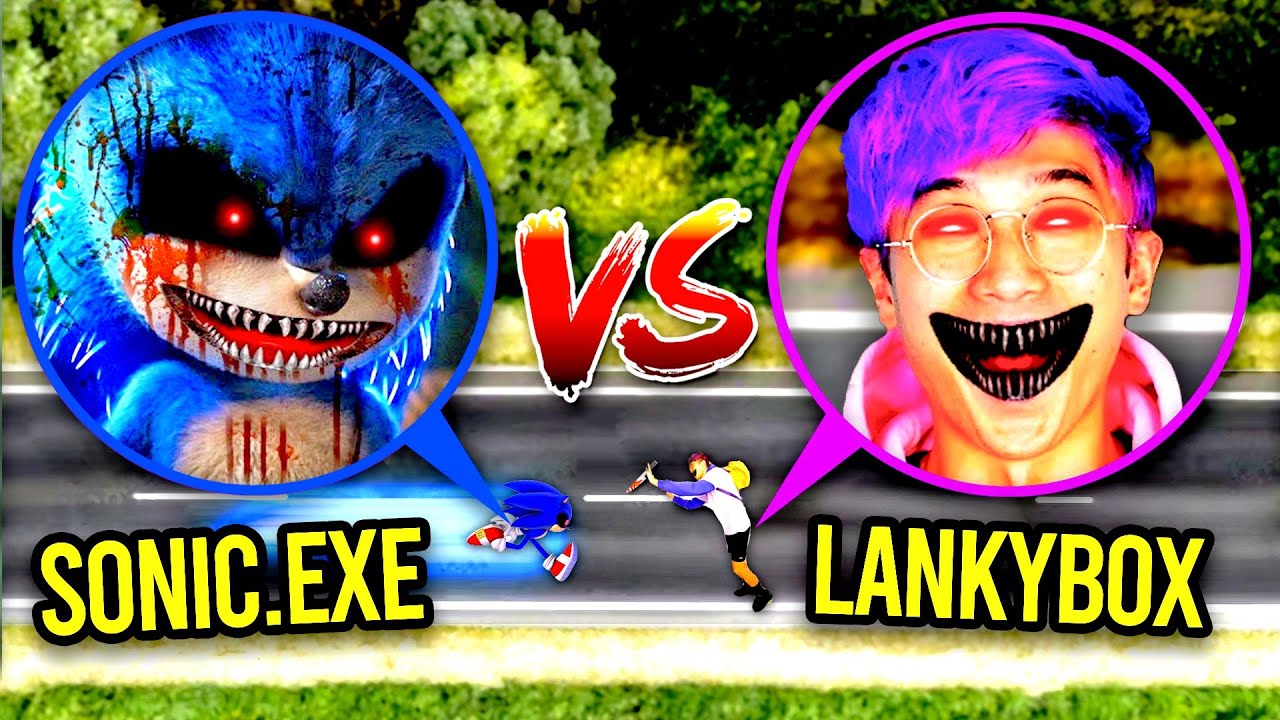 DRONE CATCHES EVIL LANKYBOX & SONIC.EXE IN REAL LIFE!! (EVIL JUSTIN VS ...