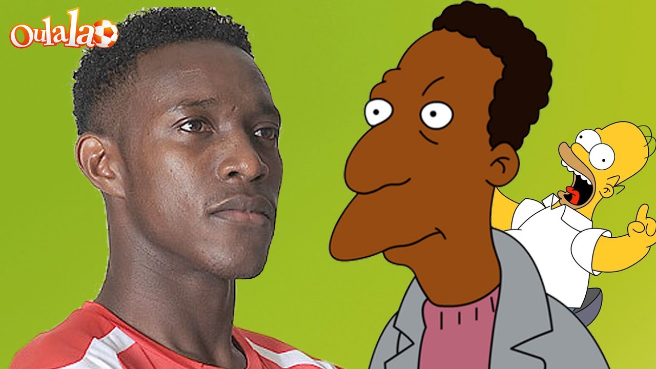 Arsenal stars that look like Simpsons characters - YouTube