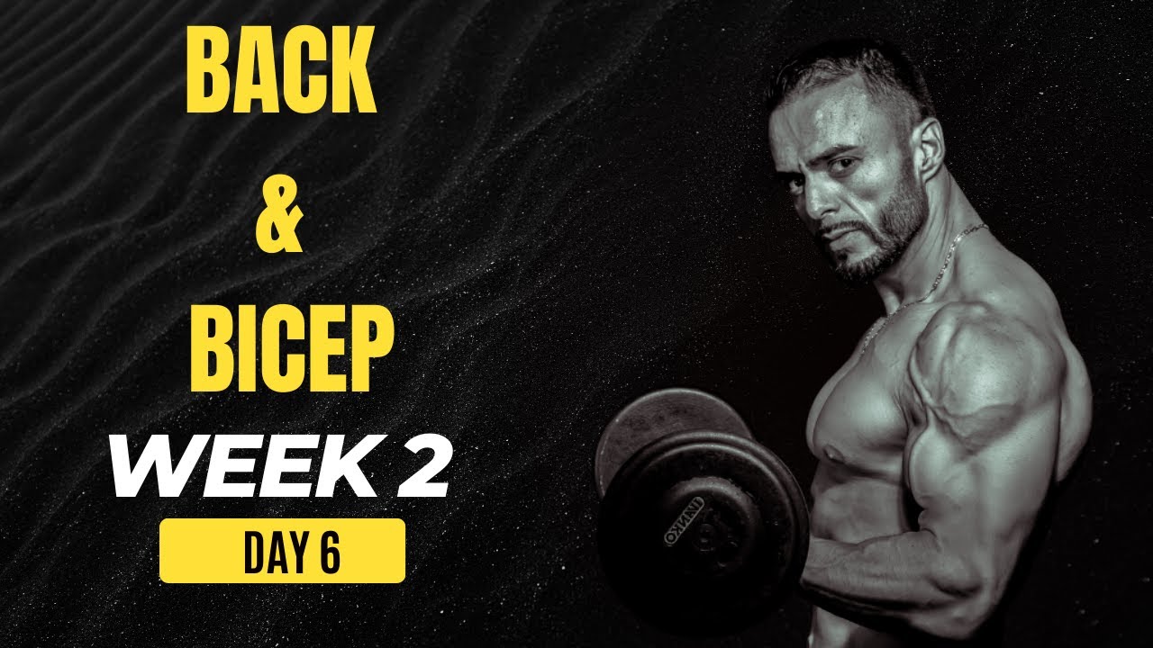 WEEK 2 | DAY 6 | BACK & BICEP FULL WORKOUT #befitnepal #backworkout # ...