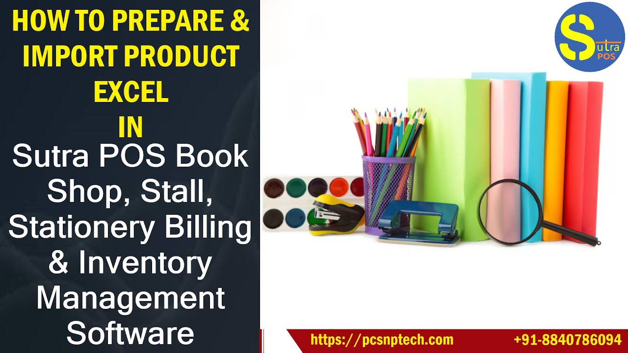 Book Shop | Book Stall | Stationery Shop | Billing Software | Sutra POS | Pcsnp Tech | 2025 ...