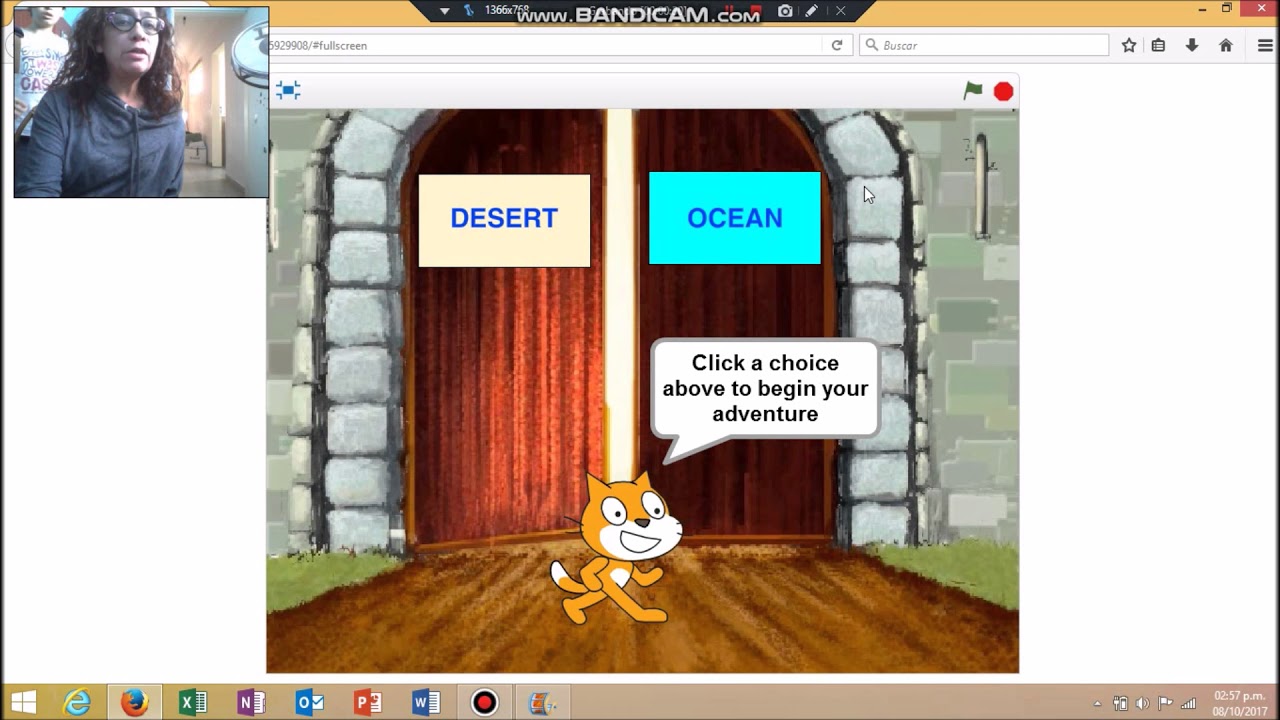 Julia plays Scratch: Choose Your Own Adventure [REACTION CAM] - YouTube