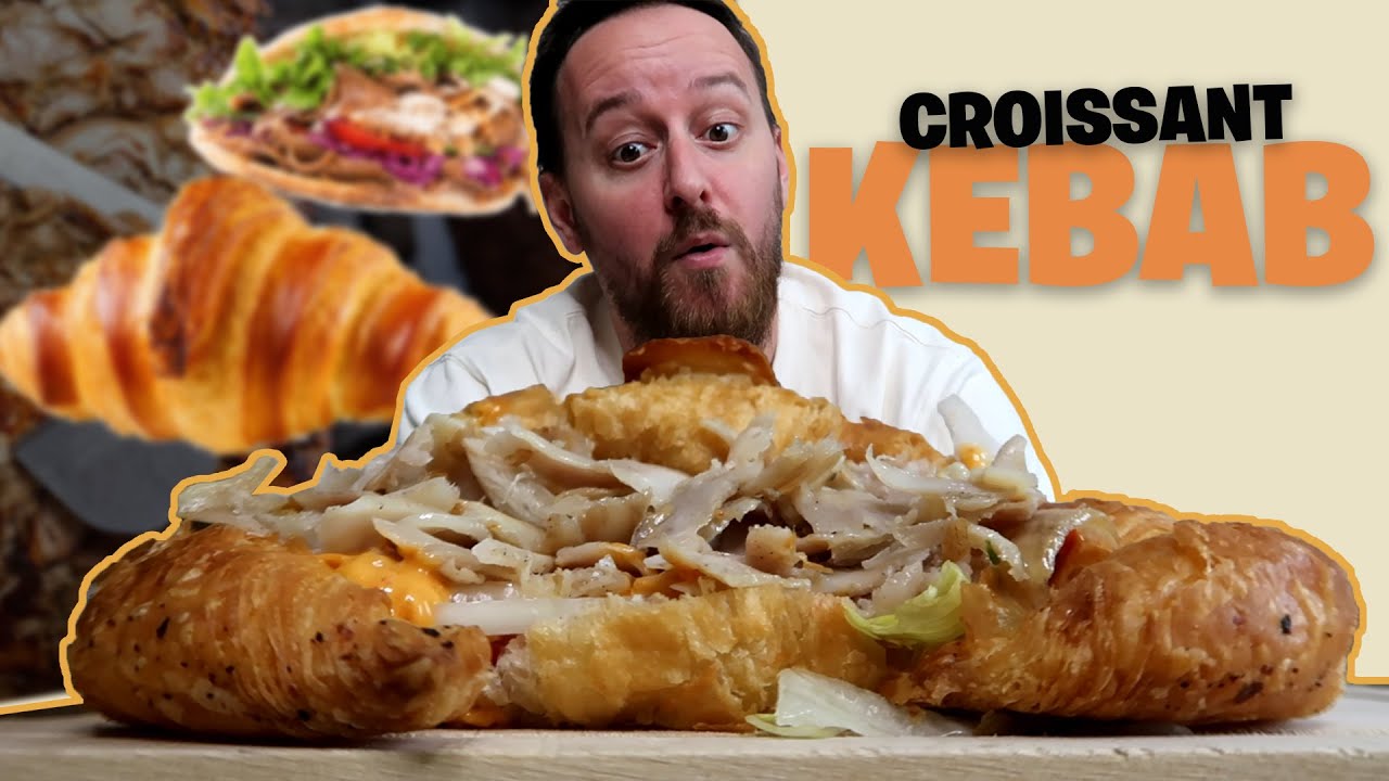 CROISSANT KEBAB ON TESTE L'OVNI CULINAIRE DE TWITTER - YouTube