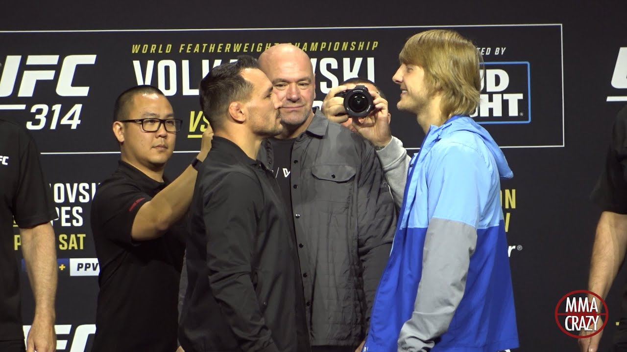 Michael Chandler vs. Paddy Pimblett FIRST EVER FACE OFF for UFC 314 ...