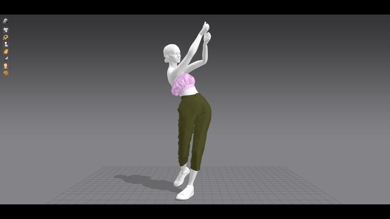 (CLO) 3D CLO 아바타 포즈 만들기 (Making 3D CLO avatar pose) - YouTube