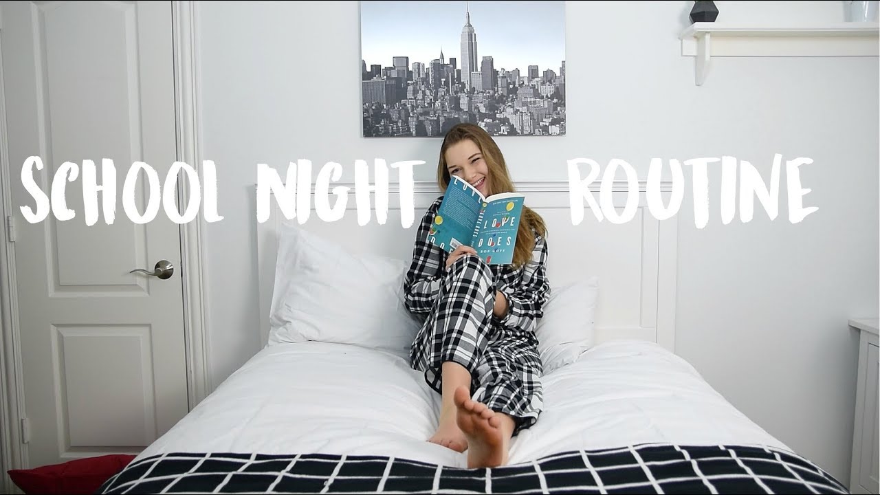 After-School Night Routine 2018: High School - YouTube