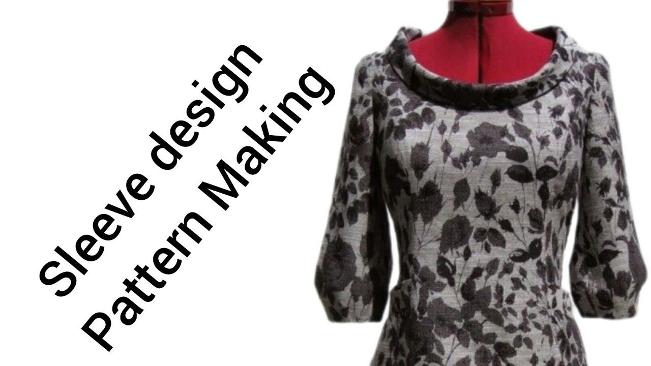 Sleeve Pattern Making with Simple and Practical Methods - YouTube