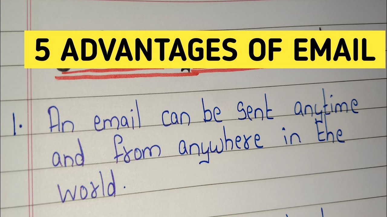 5 Advantages of Email / Advantages of Email in english / Benefits of ...