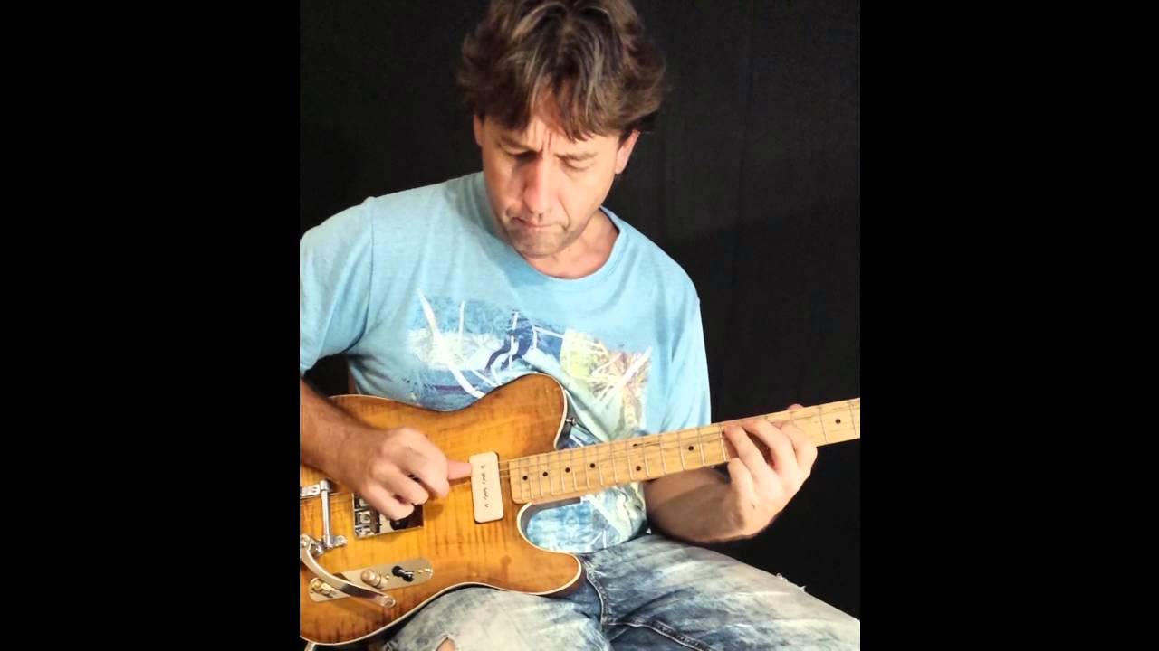 HAND MADE CUSTOM TELECASTER FLAME MAPLE -DRW GUITAR WITH BIGSBY - YouTube