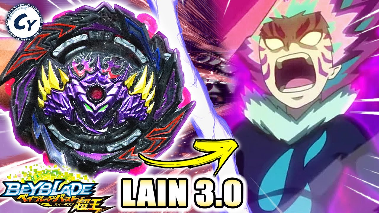 FUSÃO TODOS BEYS DO LAIN VALHALLA First Lucifer² Drift 2D BEYBLADE ...