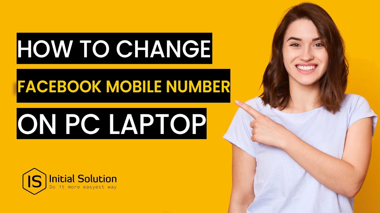 How to change Facebook mobile number on pc laptop 2024 | Initial ...