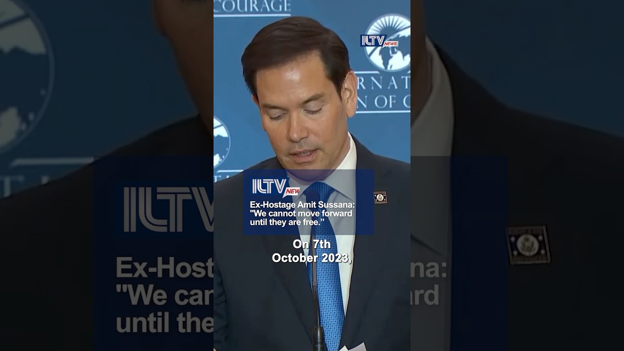 Amit Soussana, ex-Hamas hostage, accepts U.S. award. - YouTube