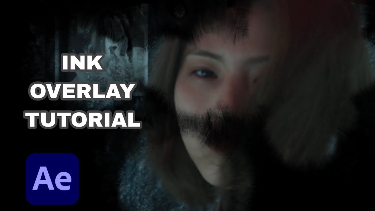 ink overlay tutorial / after effects - YouTube