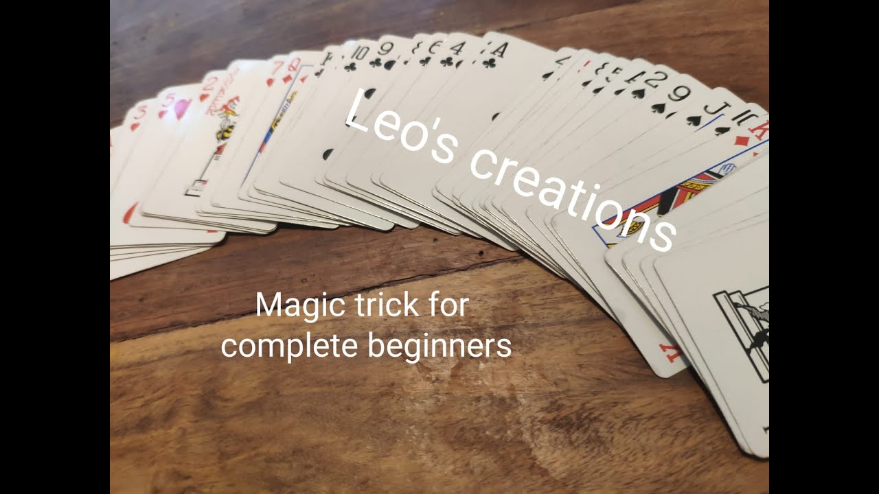 Magic trick for complete beginners - YouTube