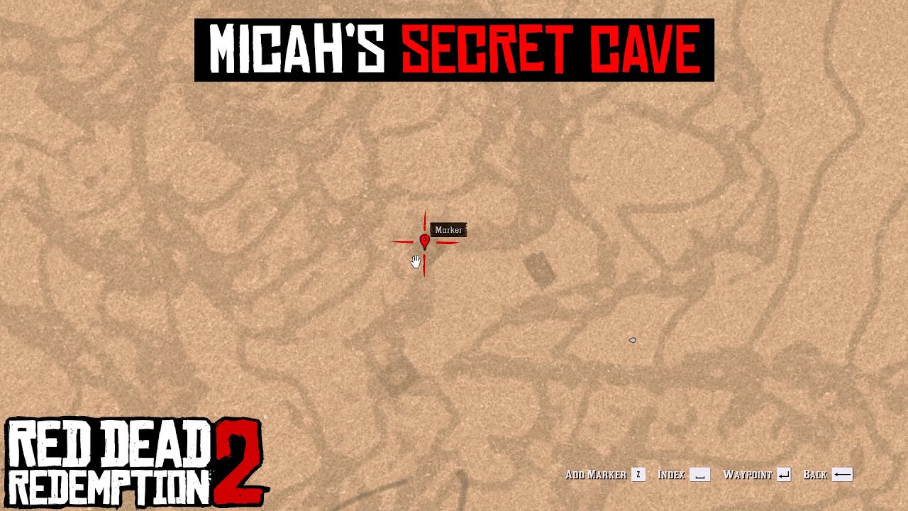 This Secret cave was used by Micah - RDR2 - YouTube