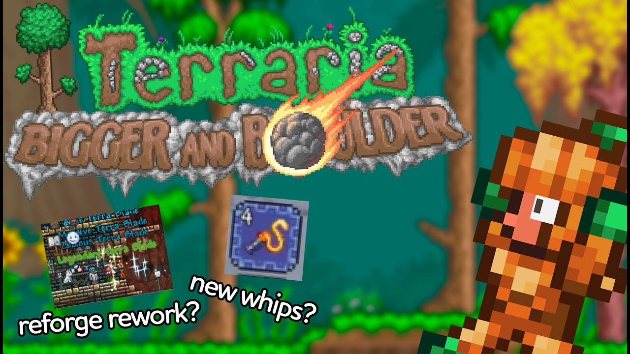 Terraria: Bigger And Boulder Looks AWESOME - YouTube