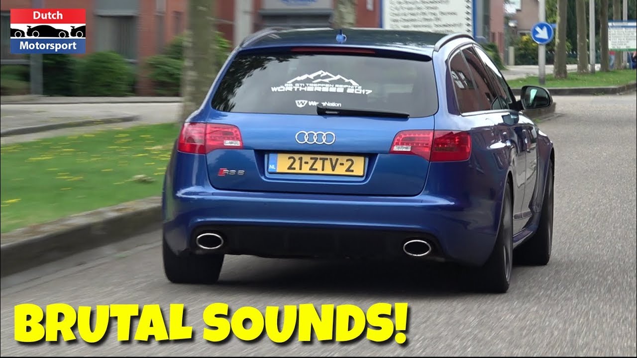 700HP Audi RS6 V10 Biturbo - BRUTAL Accelerations! - YouTube
