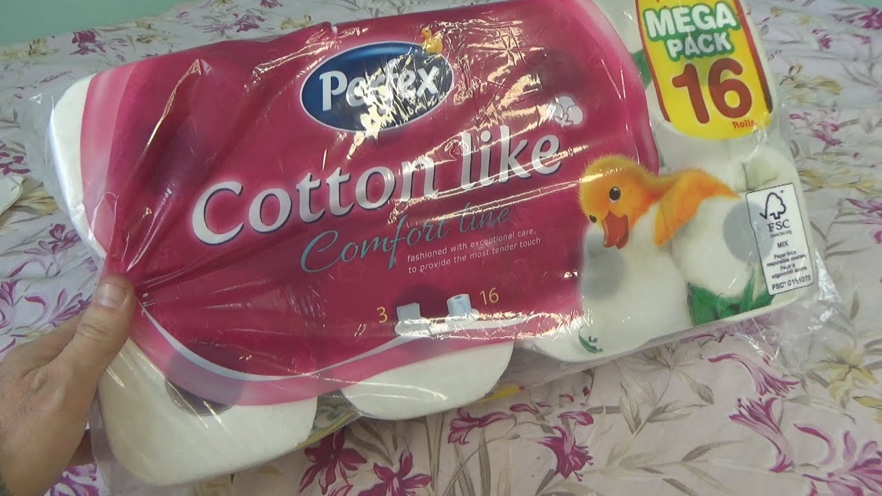 Perfex Cotton Like Comfort Line Toilet Paper Mega Pack 16 pcs Unboxing ...