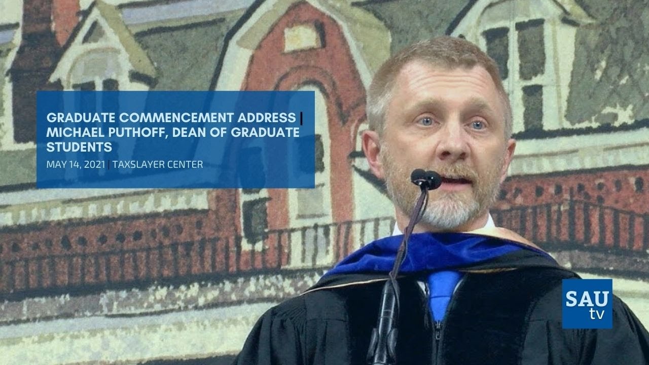 Graduate Commencement Address by Michael Puthoff, PT, PhD - YouTube