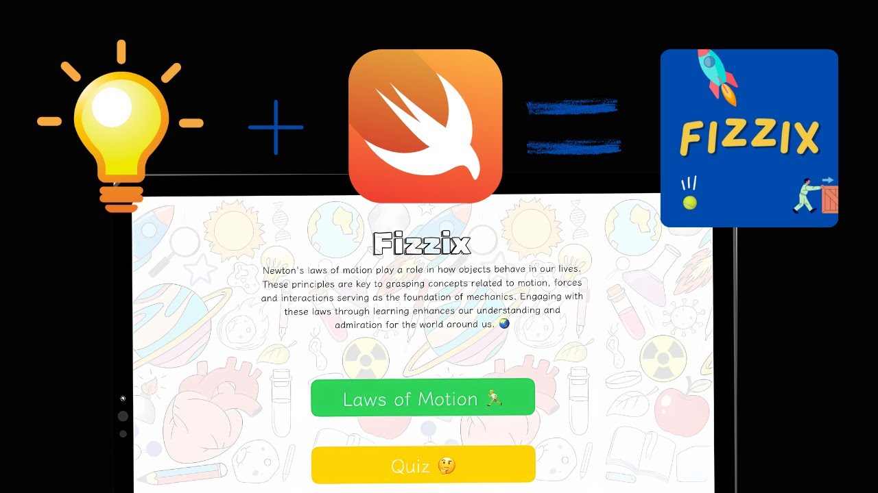 [Accepted] Fizzix: 2024 Swift Student Challenge Submission #apple - YouTube
