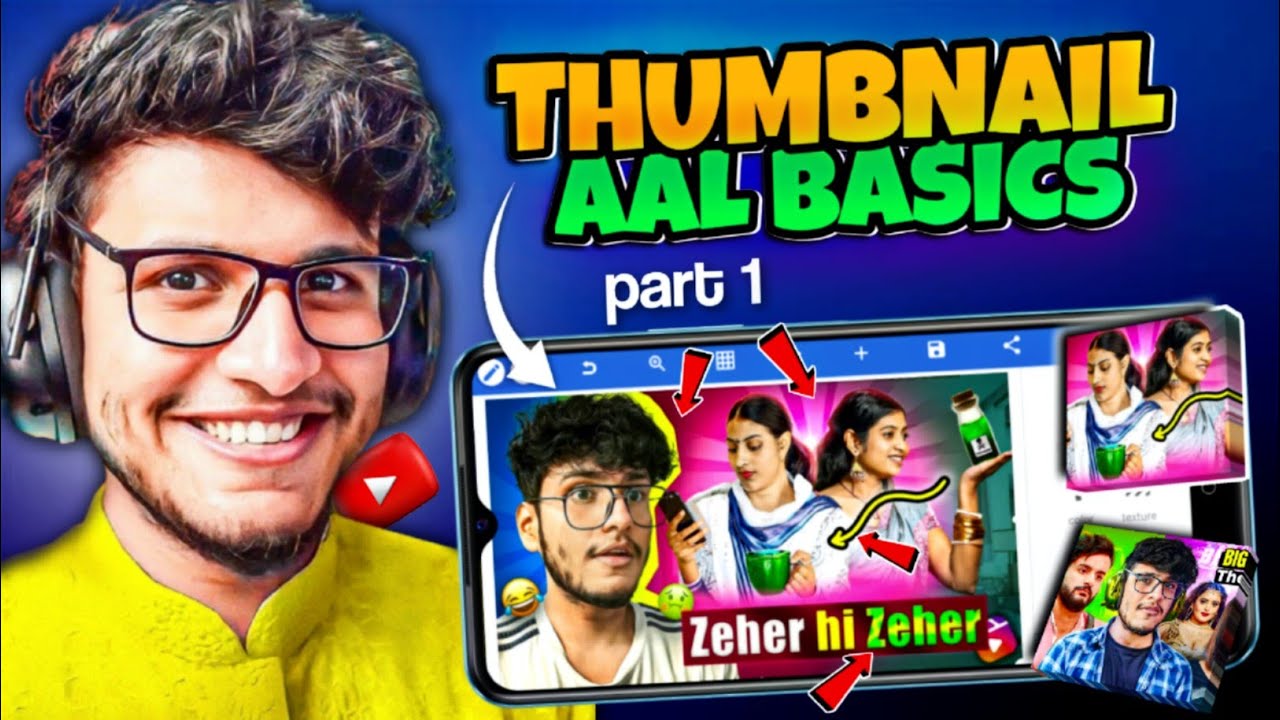 🤑 How to Make Roasting Thumbnail Like Big YouTuber @triggeredinsaan ...