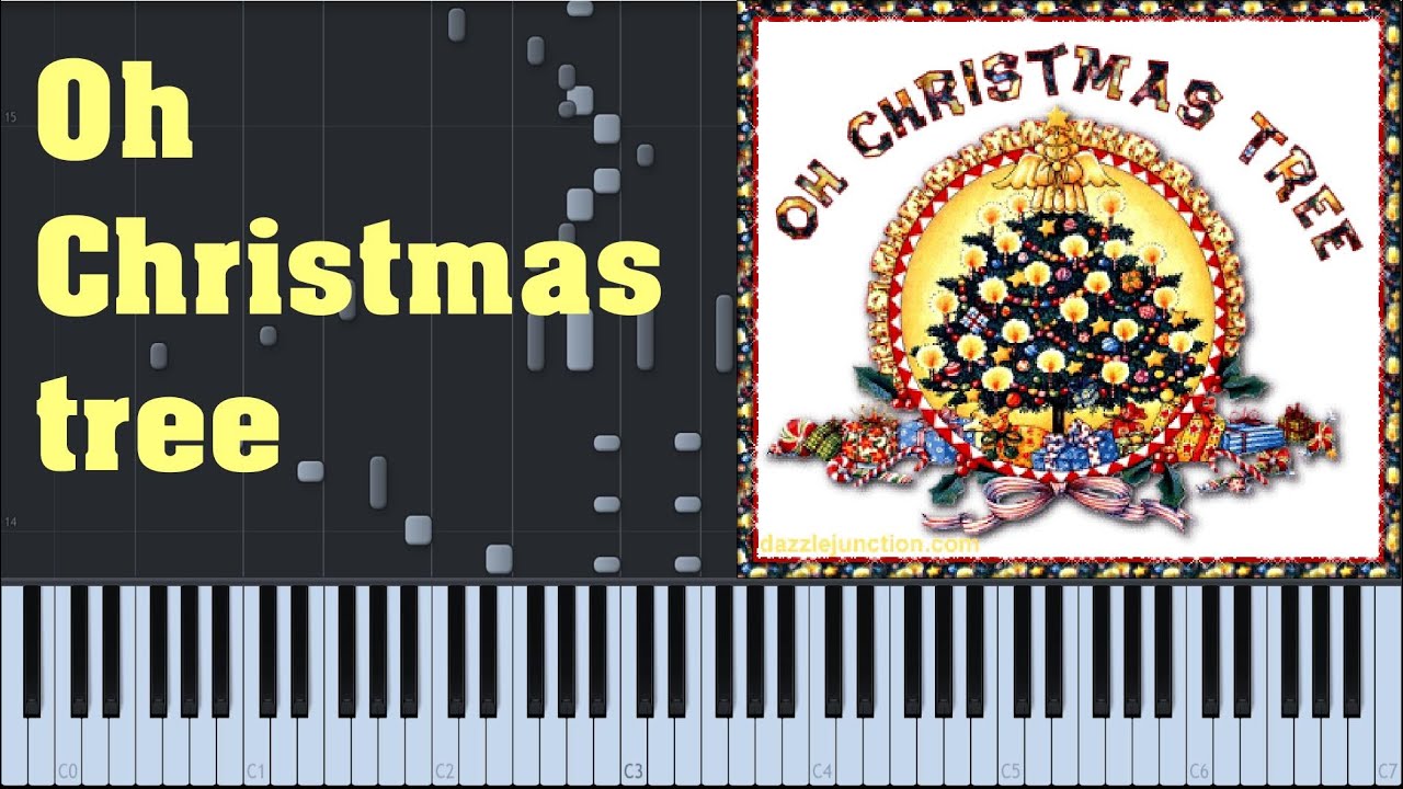 [MEDIUM] How to Play: O Christmas Tree - Synthesia Piano cover - YouTube
