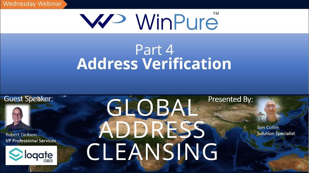 Global Address Cleansing - Part 4 - Address Verification & Enrichment ...