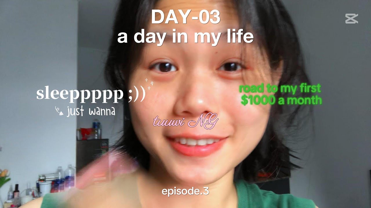 a normal day in my life| D-03 journey to $1000 a month. - YouTube