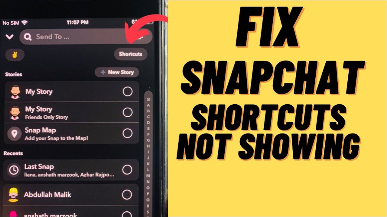 Fix Snapchat Shortcuts Not Showing On IPhone And Android Get Back fix-snapchat-shortcuts-not-showing-on-iphone-and-android-get-back