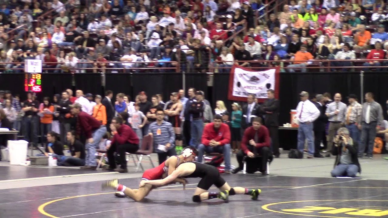 State Tournament 3.1.14 ID3DWO Jake & Randy 3A 113lb finals 2 - YouTube