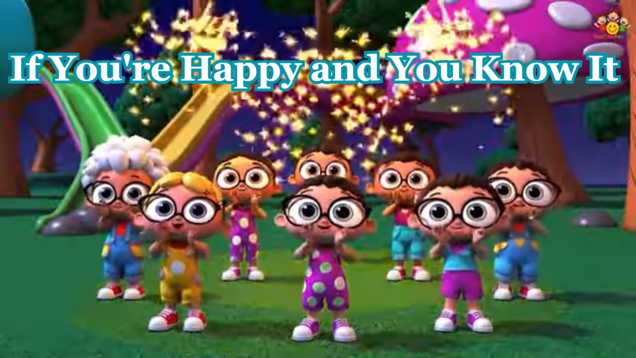 If You're Happy and You Know It Song | Nursery Rhymes & Kids Songs ...