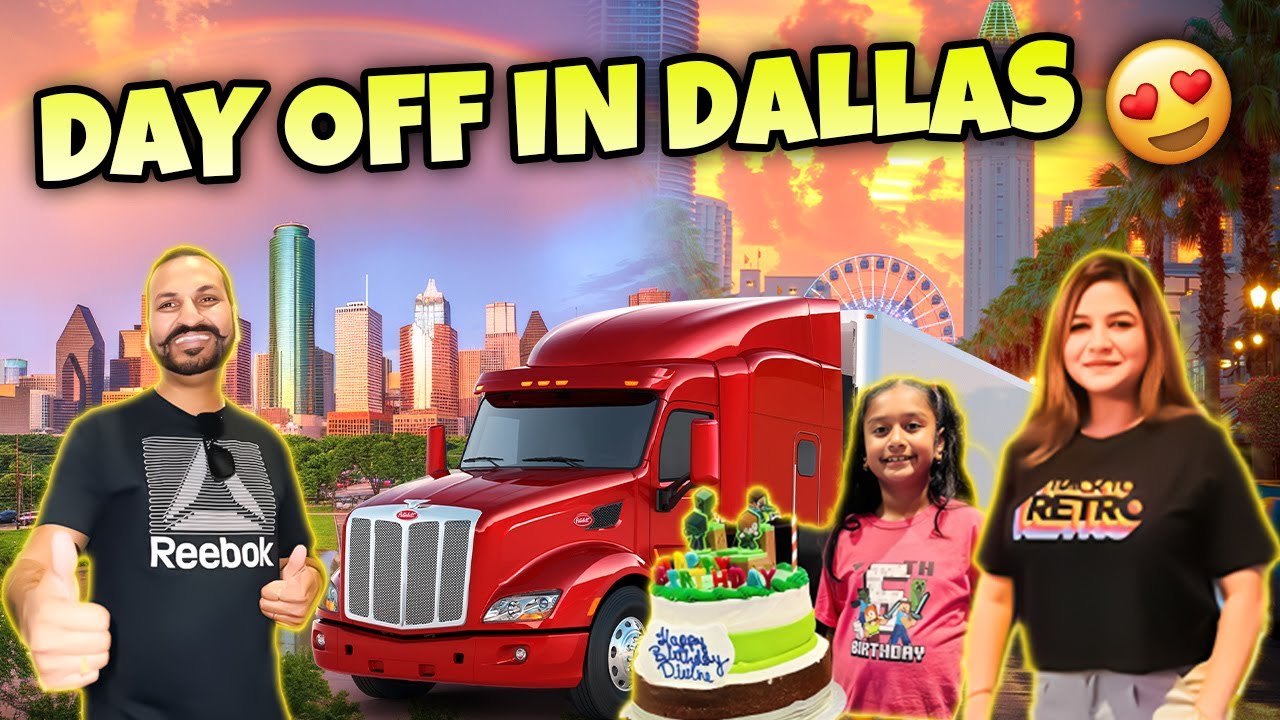 Truck se day off | Birthday celebration in Dallas 🥳 - YouTube