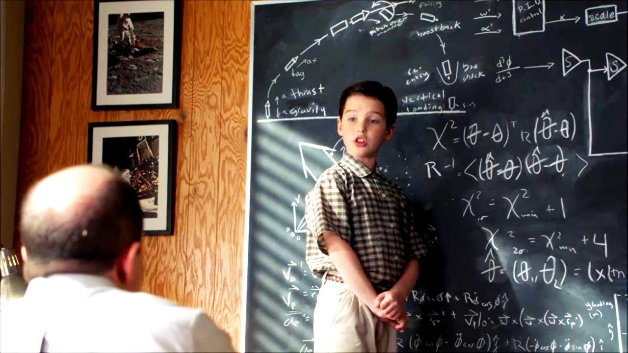 Young Sheldon Solves the Rocket problem for NASA - YouTube