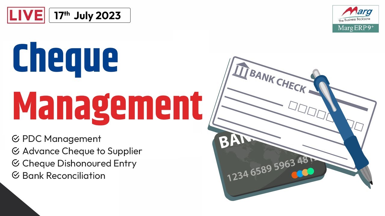 Cheque Management - YouTube