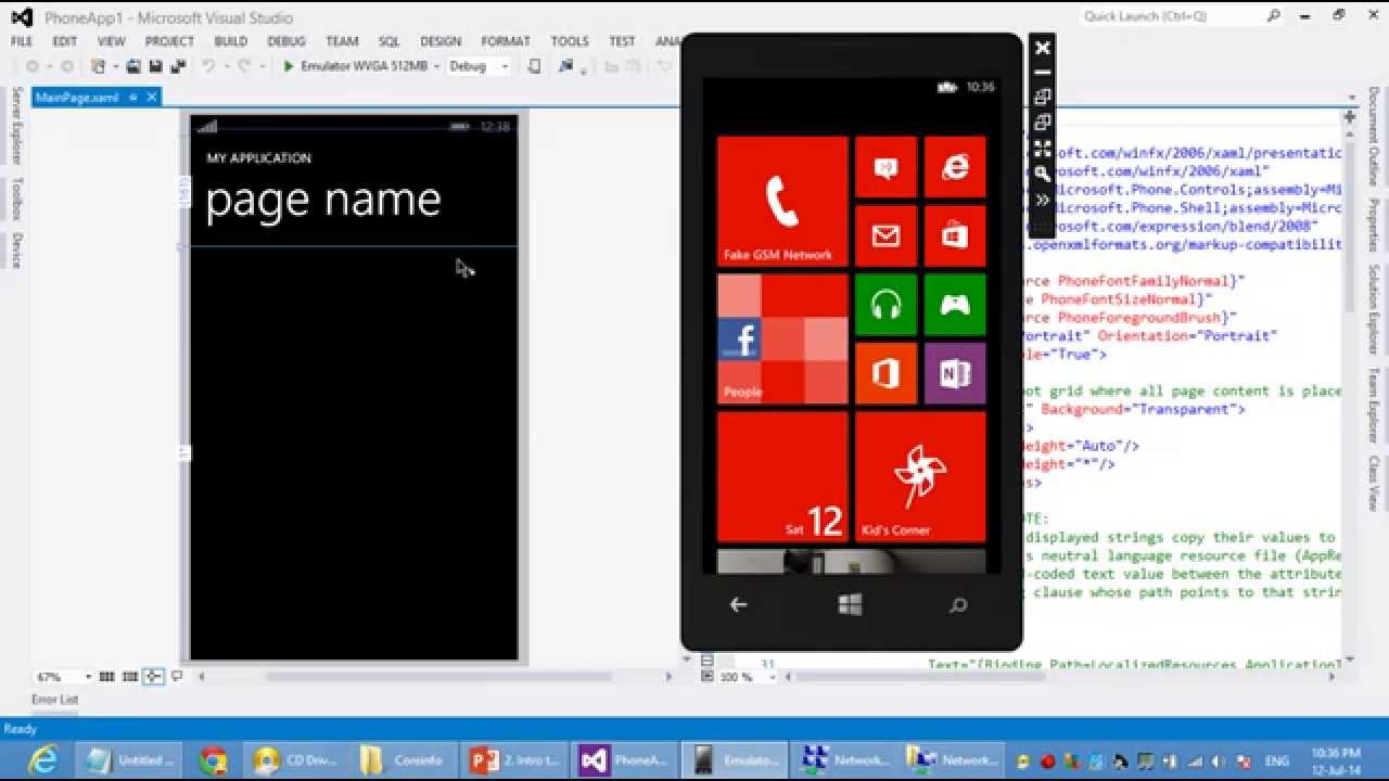 Window Phone 8 using VB.Net ( Part 2 ) - YouTube