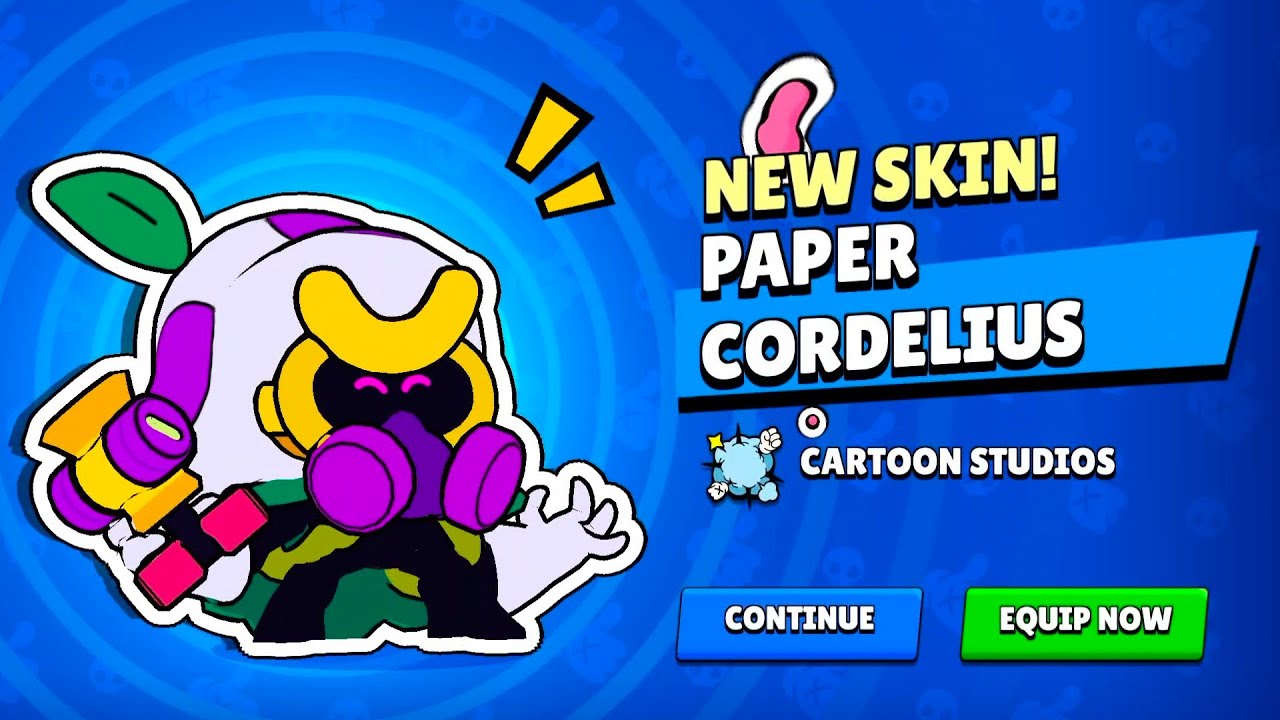 Brawl Stars NEW BRAWLERS UNLOCKED! Paper Cordelius & Cartoon Studios ...