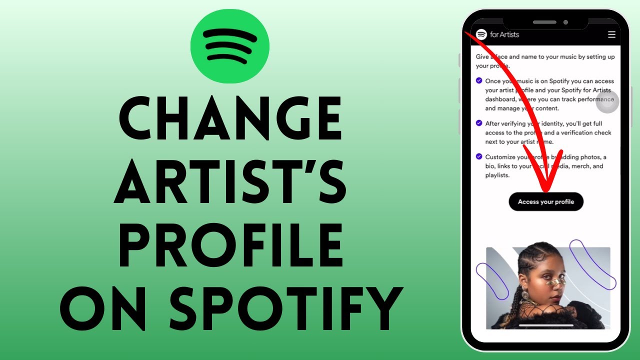 How to Change Artist’s Profile on Spotify 2024 (EASY!!) - YouTube