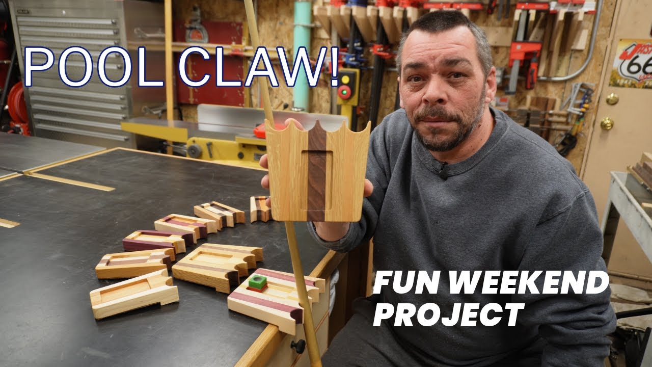 Pool Claw/Pool Stick Holder! How to Make One! - YouTube