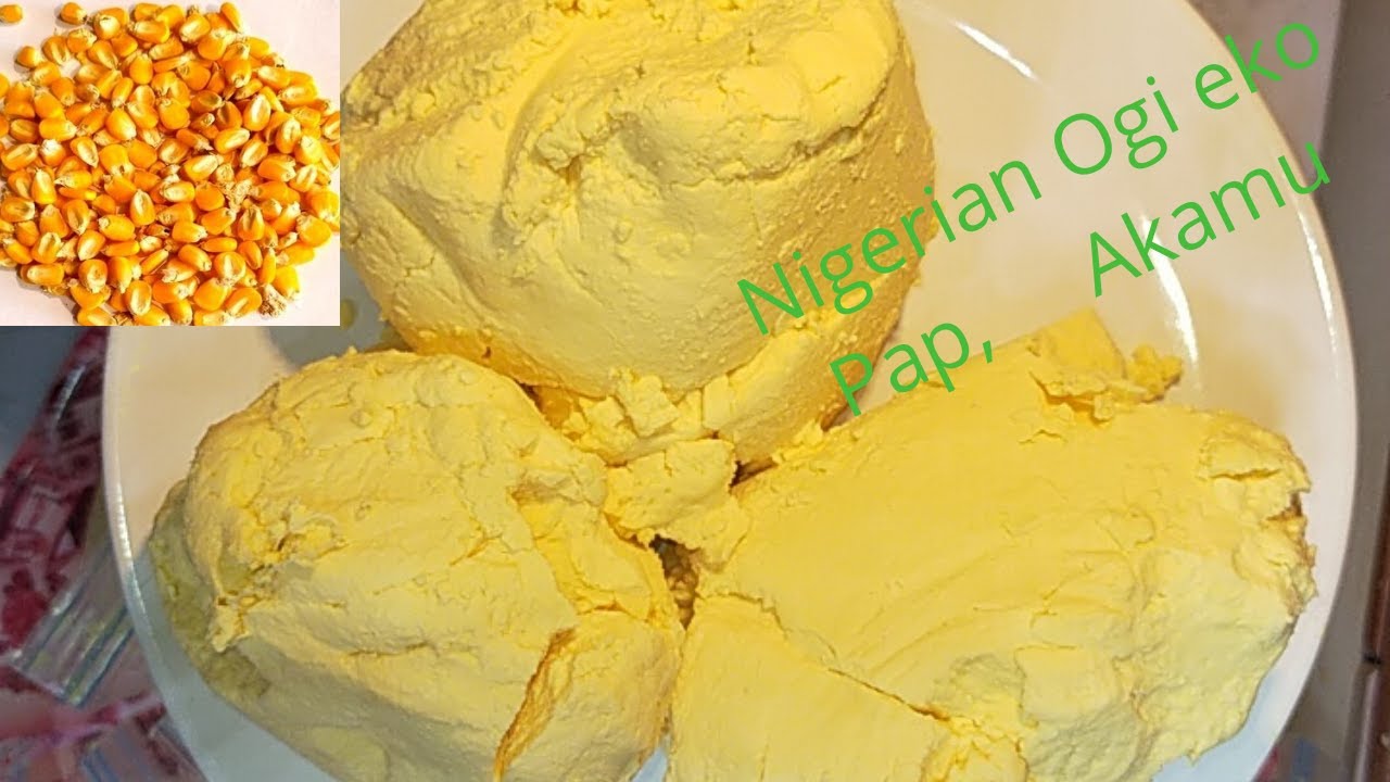 HOW TO MAKE PAP ,OGI EKO,AKAMU Nigerian PERFECT BREAKFAST OR DINNER ...