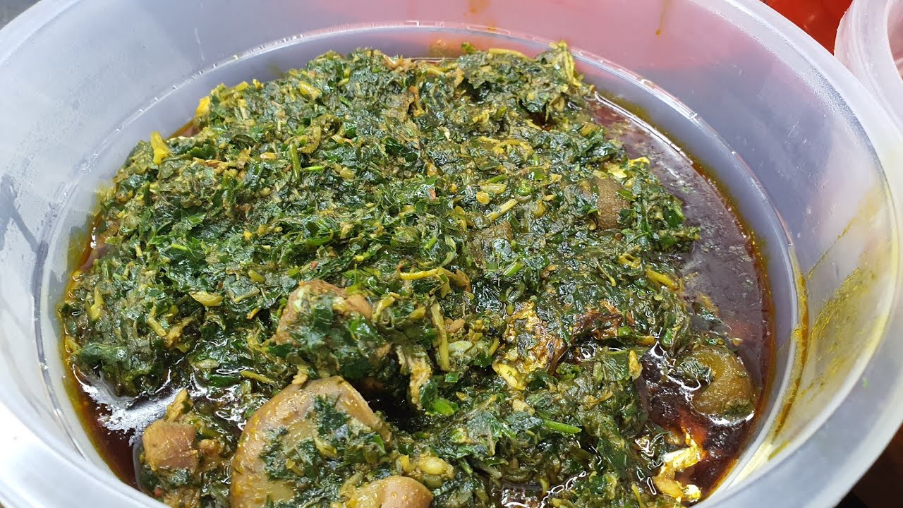 Vegetable Soup with Ugu and Water Leaf #vegetablesoup #nigerianfood ...