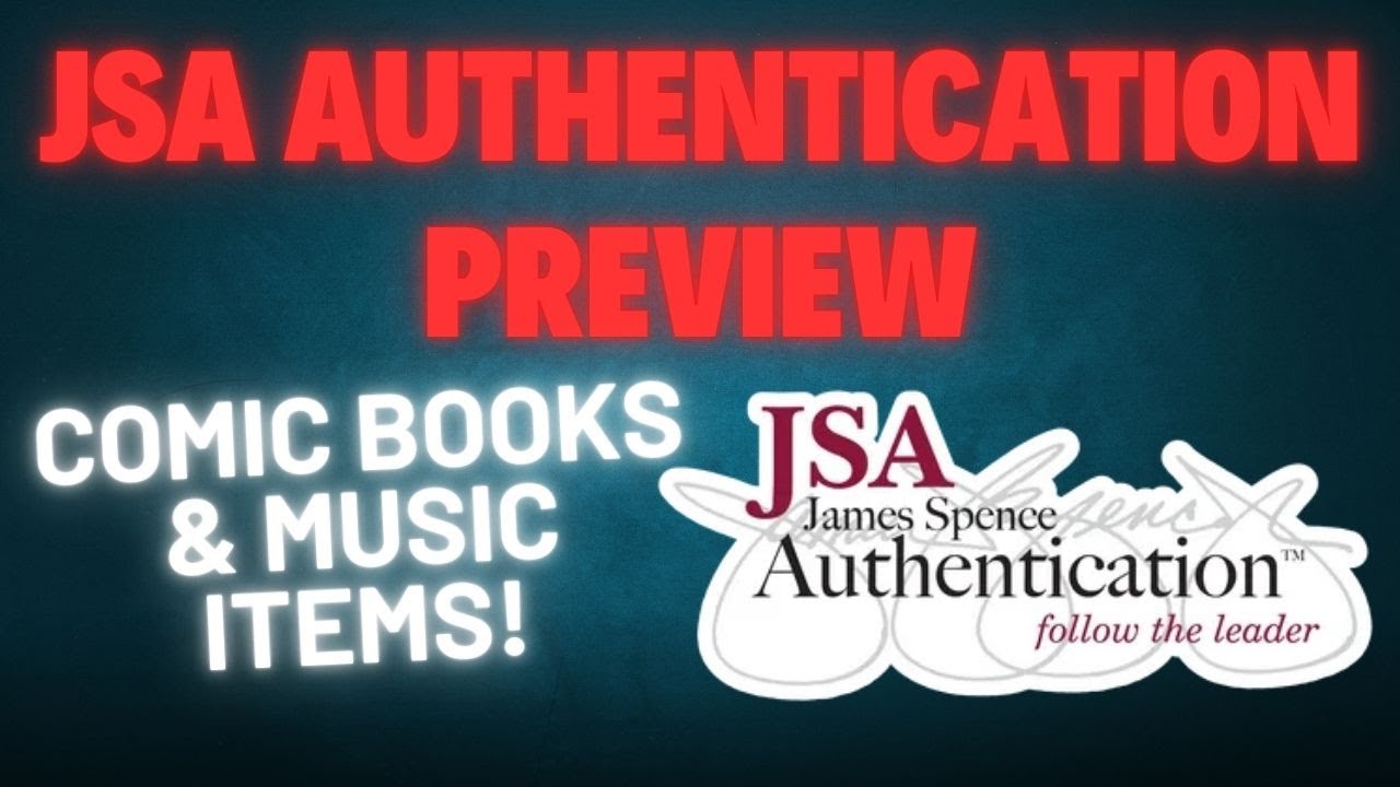 JSA AUTHENTICATION PREVIEW! COMIC BOOKS + MUSIC ITEMS! #jsa - YouTube