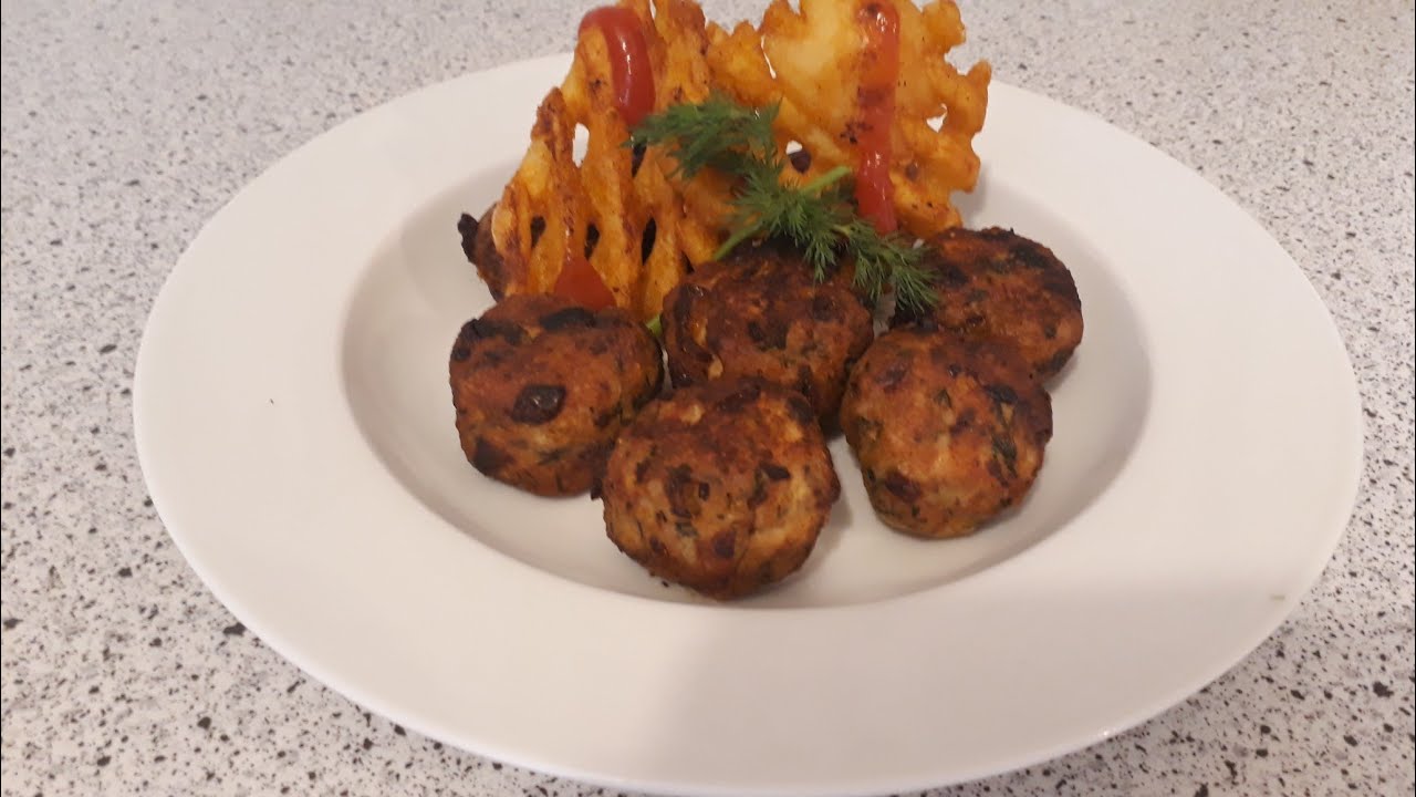 Chiftele de pui!! - YouTube