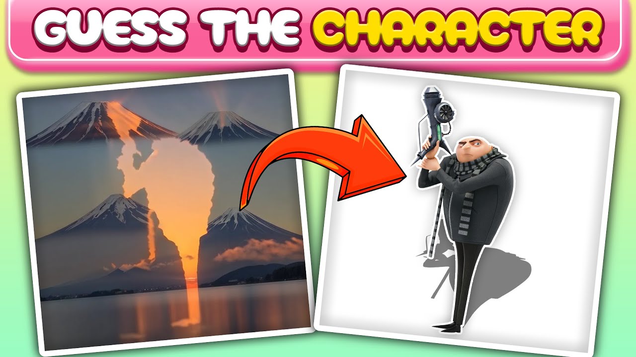 GUESS THE CHARACTER by Squint Your Eyes 👀🔎👁️Despicable me 4 | Maxime Le ...