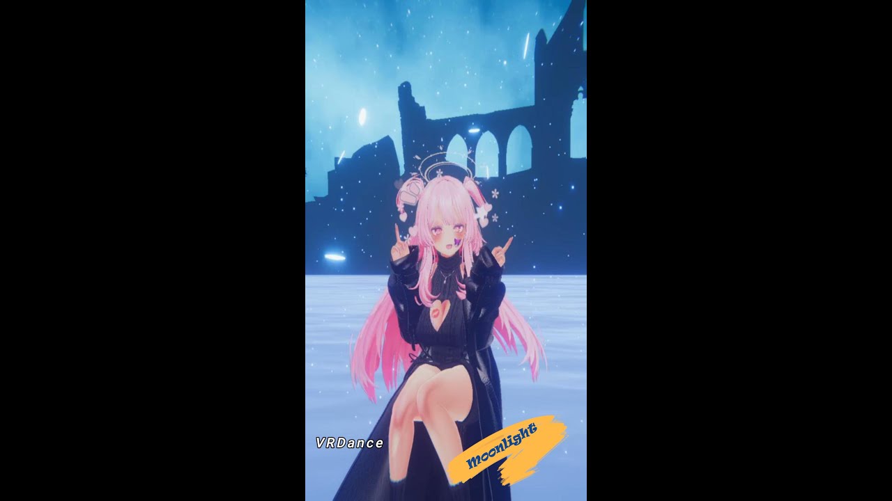 【踊ってみた】moonlight【VRDance】【VRChat】 - YouTube