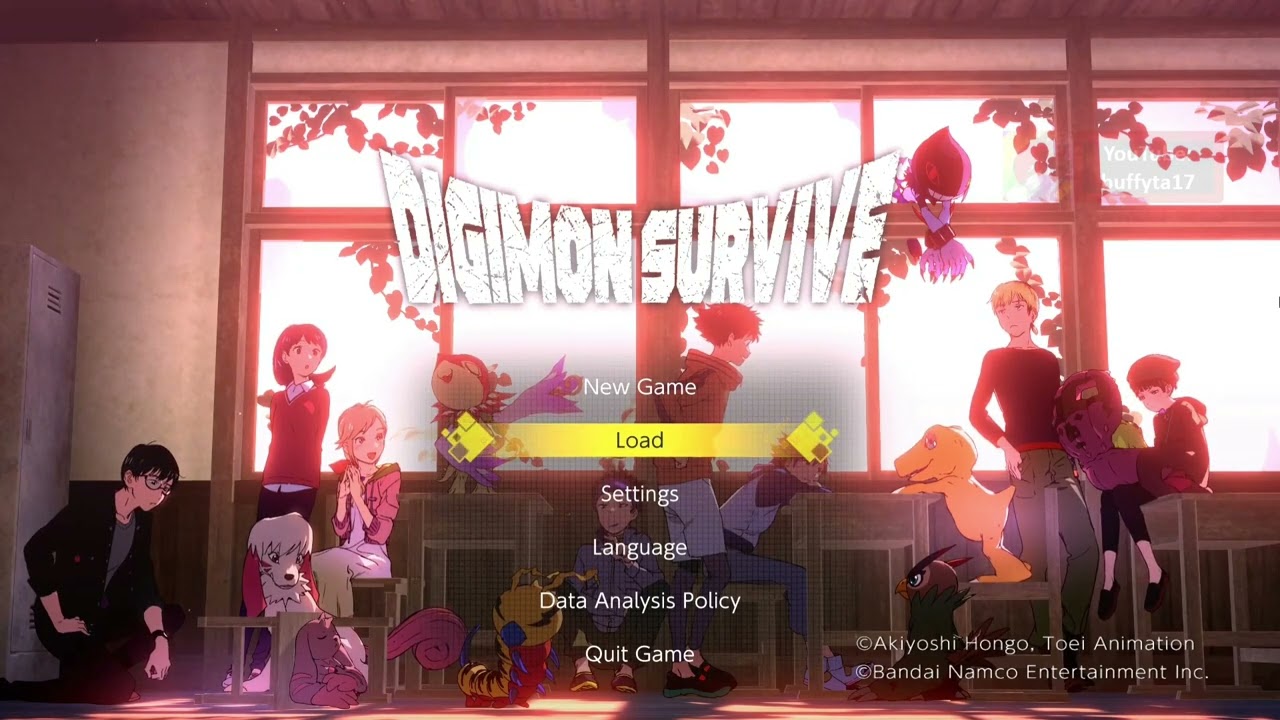 Digimon Survive - Main Menu song Kizuna (Instrumental) - YouTube