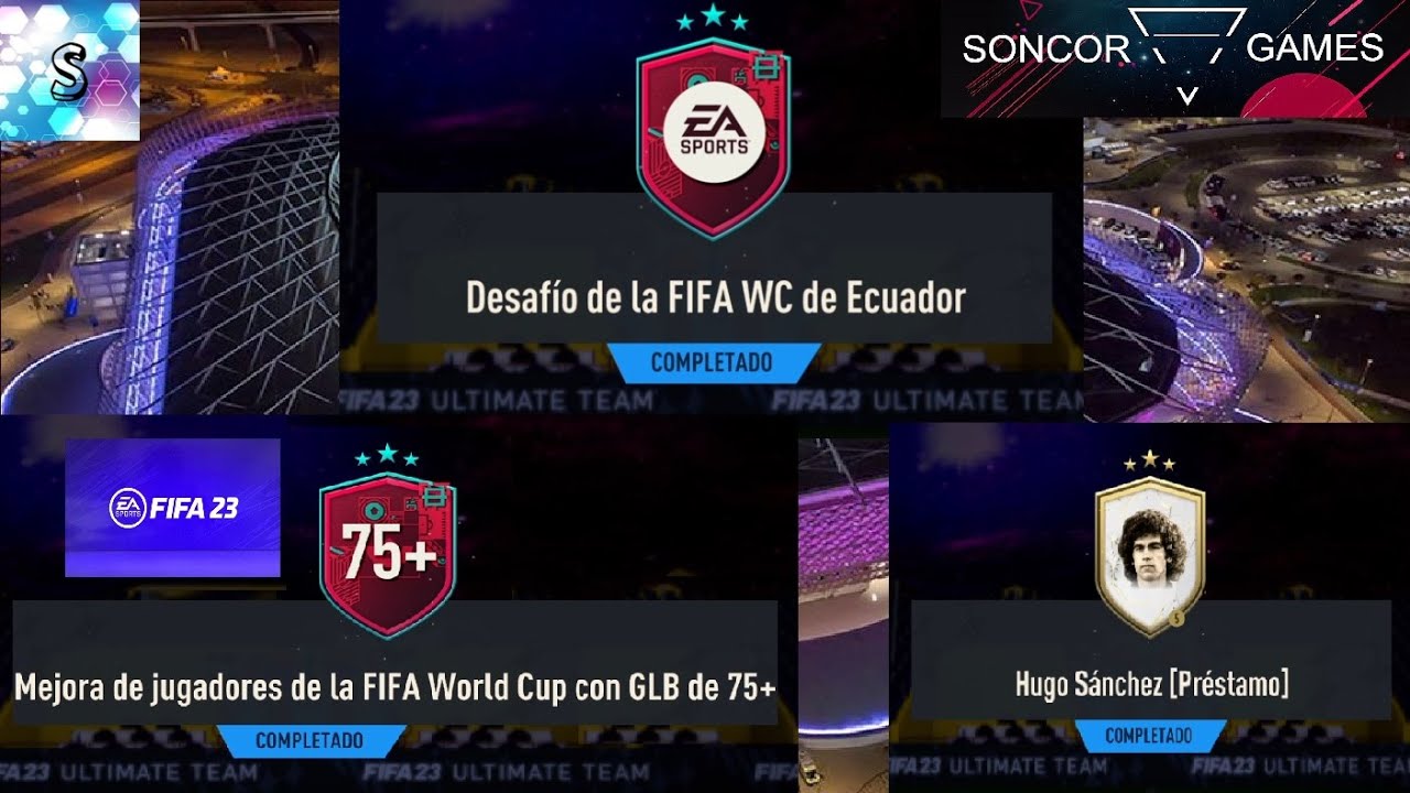 FIFA 23 DESAFIO DE LA FIFA WC DE ECUADOR / MEJORA DE JUGADORES DE LA ...