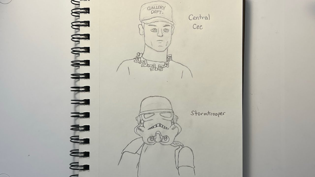 Drawing Your Requests #143 - @CentralCee and a #Stormtrooper - YouTube