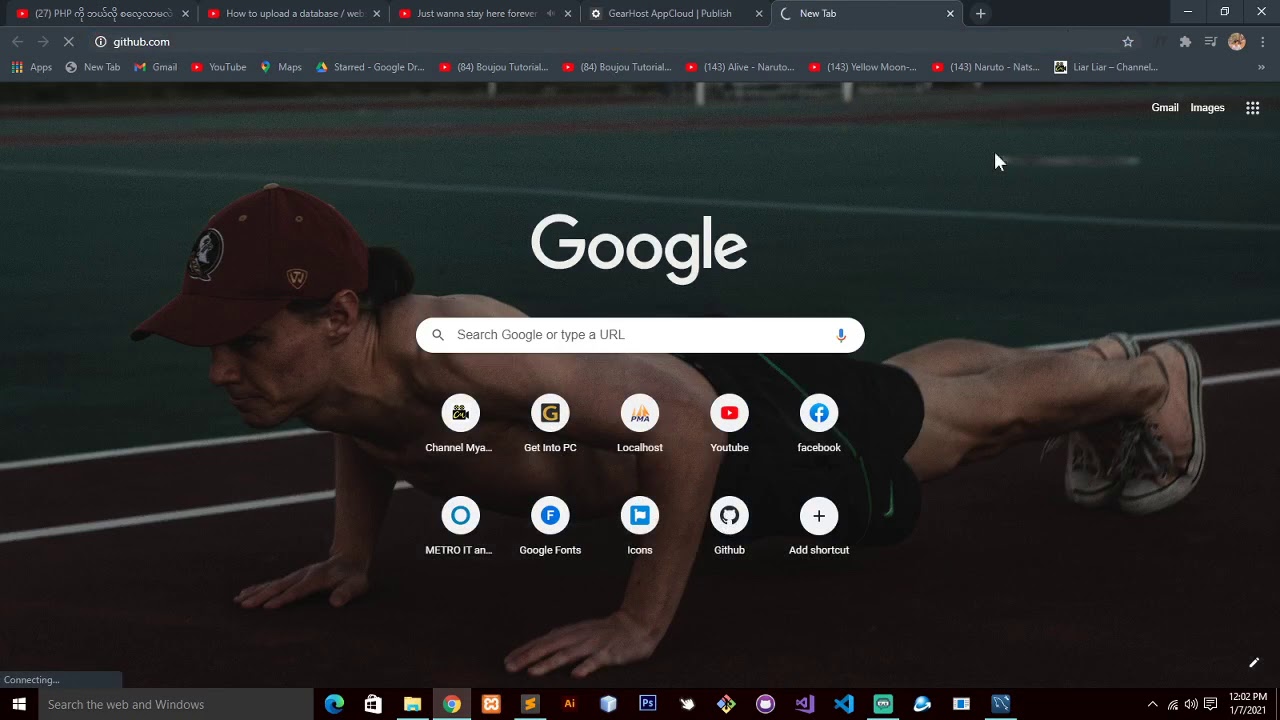 Php Hosting And Databasefree 5mb Gearhost Github Db Php Youtube 5542