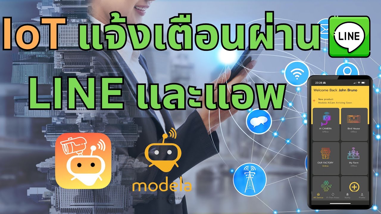 ระบบแจ้งเตือนอัจฉริยะผ่าน Line บน Modela AIoT app: ปฏิวัติความปลอดภัย ...