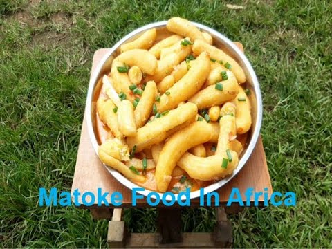 Matoke(Plantain) Village Food/ Village Life in Kenya Africa/Appetizing ...
